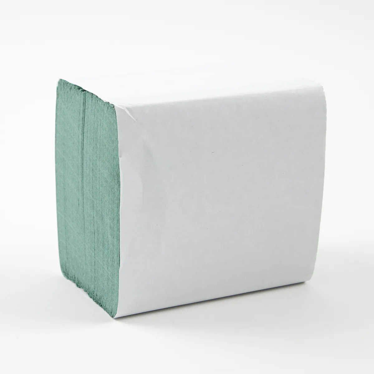 Interfold Green Paper Hand Towels 1ply - Box 7200 - Loorolls.com